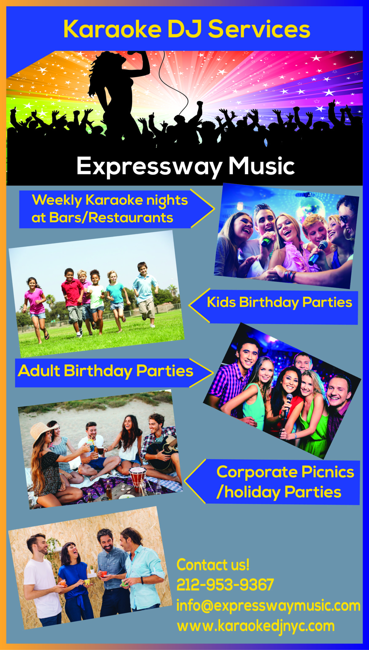 Our New Karaoke Flyer - Karaoke DJ NYC Homepage | NY | Westchester NY ...